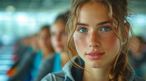 Premium Photo A Competitive Indoor Rowing Class Wallpaper