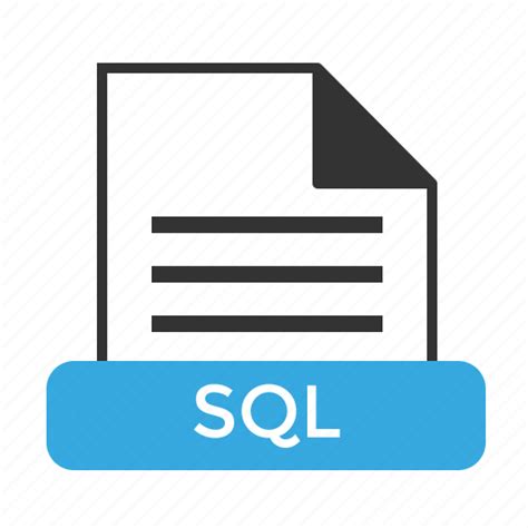 File Format Server Sql Icon