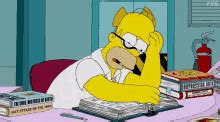 Homer Simson The Simpsons  Homersimson Thesimpsons Nerd Discover