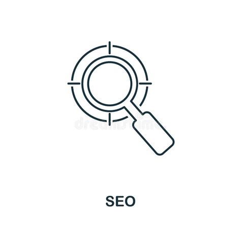 Seo Outline Icon Simple Design From Web Development Icon Collection Ui And Ux Pixel Perfect