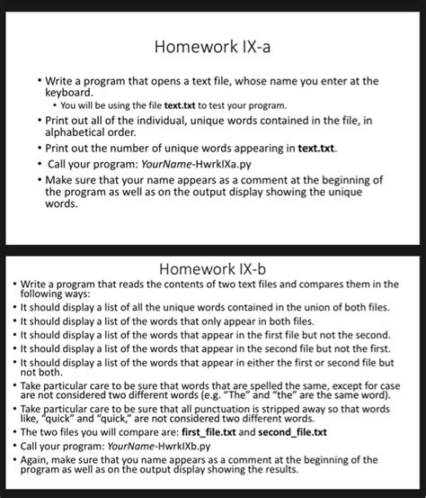 Homework Ix Write Program Opens Text File Whose Name Enter Keyboard Using File Texttxt Tes