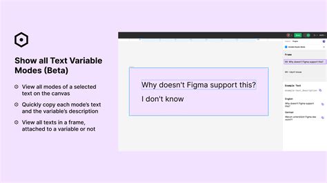 Show All Text Variable Modes Beta Figma