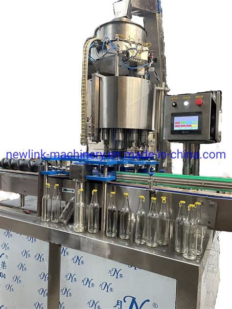 Automatic Beer Bottle Capping Machine Crown Cap Sealing Machine Pull Ring Cap Glass Bottle