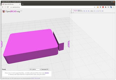 V Random Artifacts On Certain Rounded Rectangles Issue Jscad Openjscad Org Github