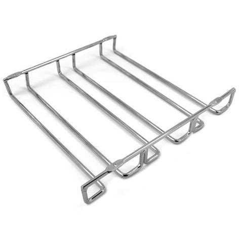 Sorbus Metal Chrome Under Cabinet Wine Glass Rack Gls Rack3 The Home Depot