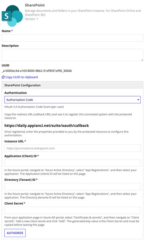 SharePoint Connected Systems