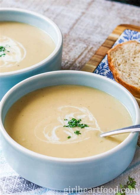 Creamy Parsnip And Apple Soup Recipe Girl Heart Food®