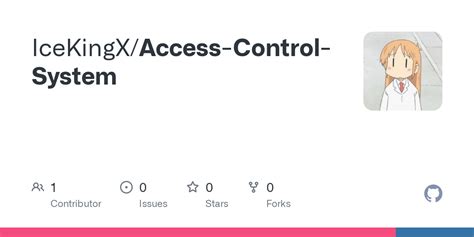 Github Icekingxaccess Control System