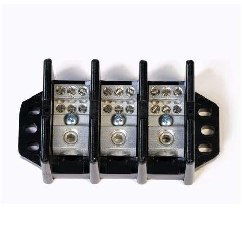 2 Pole 50 Amp Ceramic Terminal Block Duralite Inc