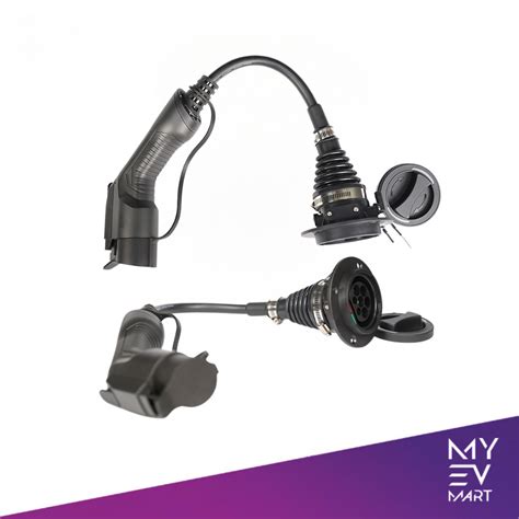 Type 1 To Type 2 Socket Adapter Myevmart