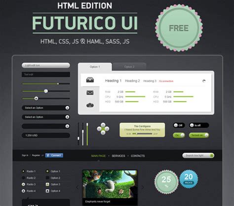 11 Useful And Free Css Ui Kits