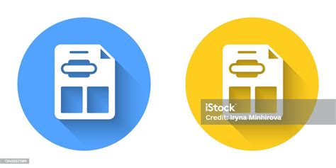 긴 그림자 배경으로 격리 된 화이트 레스토랑 카페 메뉴 아이콘 서클 버튼입니다 벡터 고풍스런에 대한 스톡 벡터 아트 및 기타 이미지 고풍스런 그릇 그림자 Istock