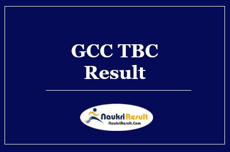 GCC TBC Result GCC TBC Typing Result