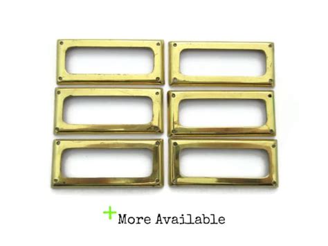 Label Holders For Drawers