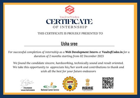 ☀ Im Thrilled To Announce That I Have Successfully Completed Web Usha Sree Kuruva