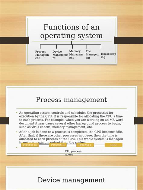 Functions Of An Operating System Pdf Process Computing Operating System