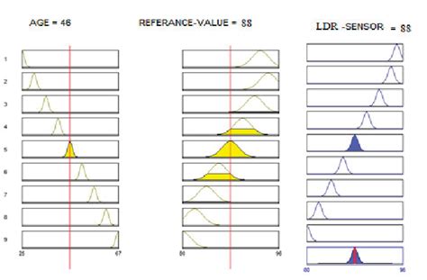 a fuzzy logic rules between reference results and the designed ldr