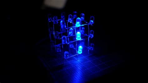 Arduino制御の3x3x3 Ledキューブ Youtube