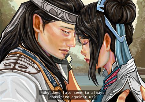 Liu Kang And Kitana Mk1 By Ssherine On Deviantart