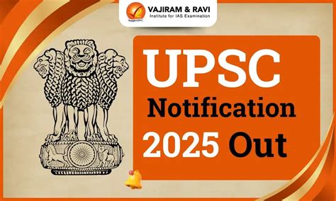UPSC Notification Out Exam Date Vacancy Eligibility