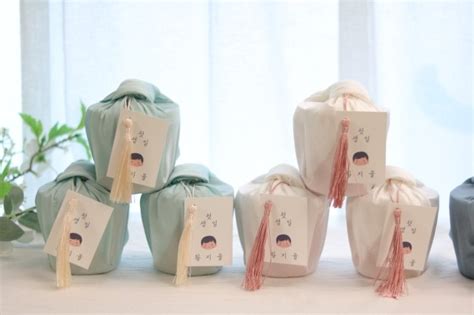 [소금답례품보자기포장 돌잔치답례품] 해님꽃답례품 네이버 블로그