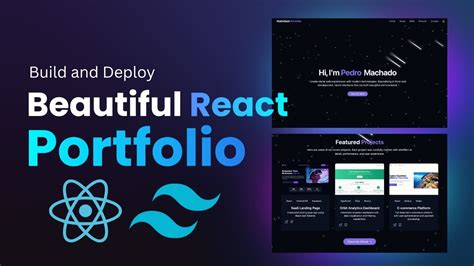 build and deploy a modern personal portfolio with reactjs and tailwindcss react beginner