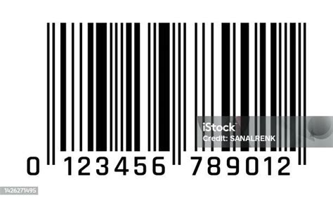 Ean13 바코드는 흰색 배경에 격리되어 있습니다 Ean13 또는 Qr 코드 비슷한 바코드 벡터 스톡 일러스트레이션 바코드에