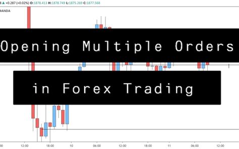 Orders In Forex Trading Opening Multiple Orders Theforexscalpers