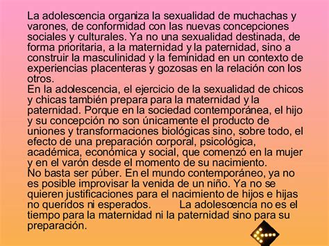 Embarazo En La Adolescencia Ppt