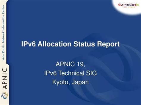 PPT IPv6 Allocation Status Report PowerPoint Presentation Free Download ID 9342955