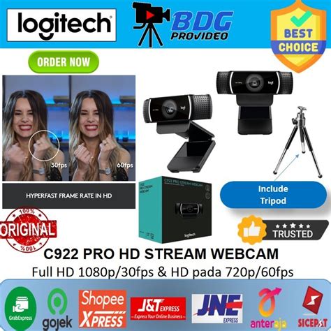 Jual Logitech C Pro Hd Stream Webcam Webcam Logitech C Pro Stream Full P Fps Hd