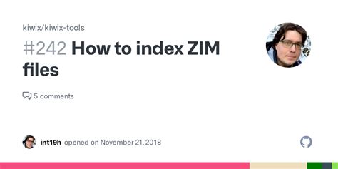 How To Index Zim Files · Issue 242 · Kiwixkiwix Tools · Github