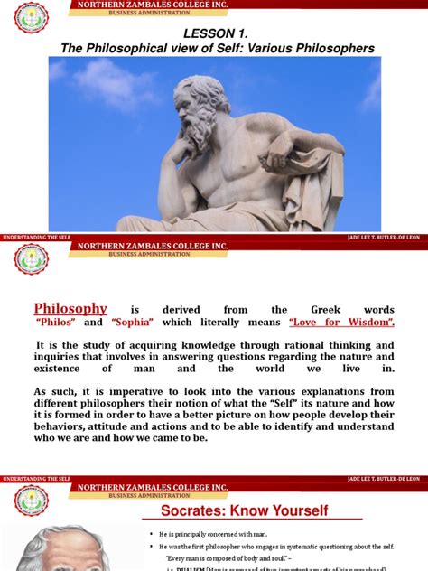 Understanding The Self Lesson 1 Pdf Id Soul