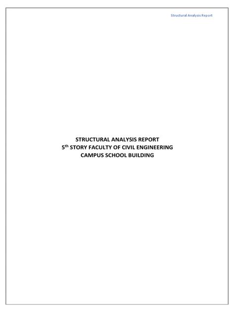 Structural Analysis Report Fbd Vs Pbd 1628845299 Pdf Structural Analysis Building Technology