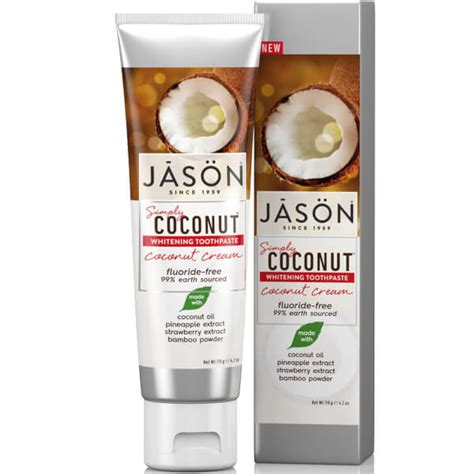 Jason Whitening Coconut Cream Toothpaste 119g Buy Online Mankind