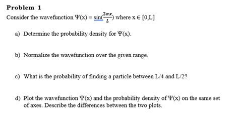 solved problem 1 consider the wavefunction y x sin 200