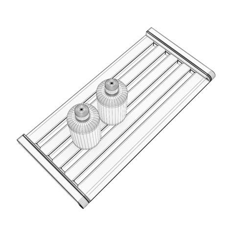 Shower Shelf Cgaxis 3d Models Pbr Hdri For Your 3d Visualizations Projects