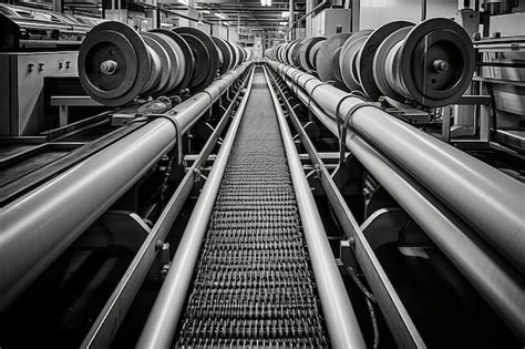 High Speed Assembly Line Operations Premium Ai Generated Image