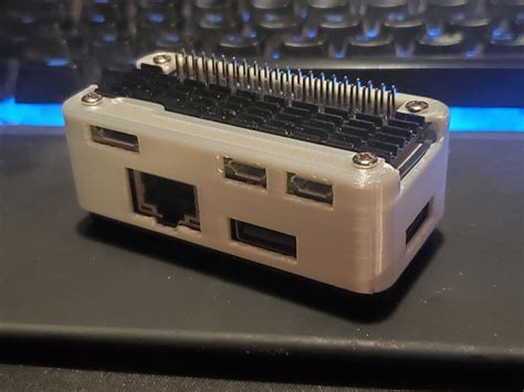 Pi Zero W Waveshare Ethernet USB HUB HAT B Case With Heatsink Cover By Jason S Workshop