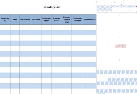 17 FREE Inventory List Excel Templates Word Excel Samples