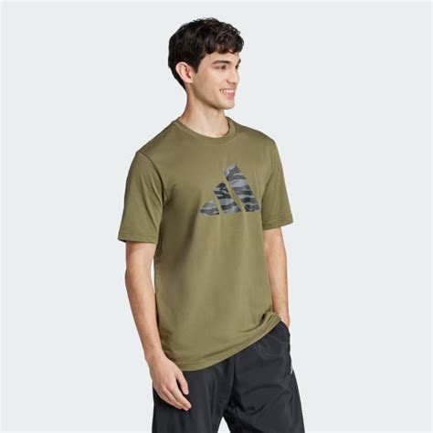 Adidas Codes Camo Graphic Tee Green Free Shipping With Adiclub Adidas Us