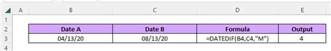 How To Use The Excel Datedif Function Chronicles Of Data