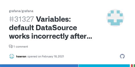 Variables Default Datasource Works Incorrectly After Upgrade To V742