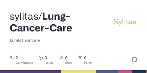 GitHub Sylitas Lung Cancer Care Lungcancercare