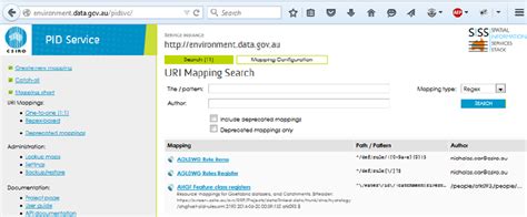 pid service web based graphical user interface gui showing patterns