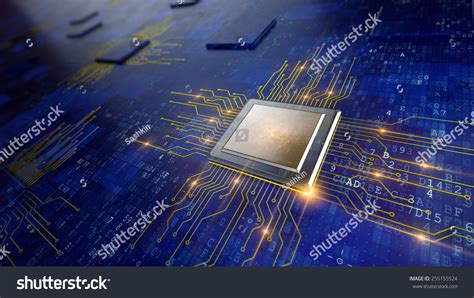 Central Computer Processors Cpu Concept Stock Illustration Shutterstock