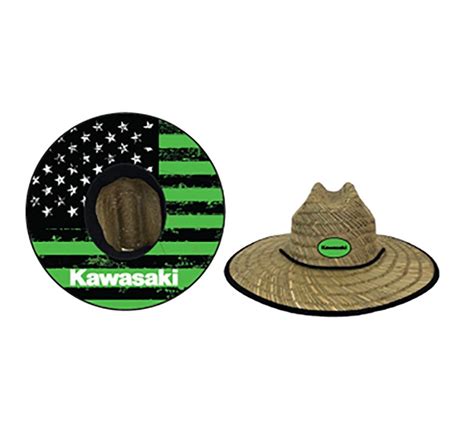 Kawasaki Flag Straw Hat