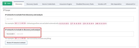 troubleshooting discovery ip fabric documentation portal