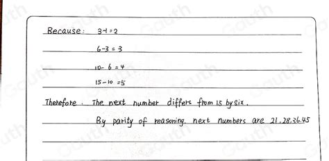 Solved 10 Carol Has Written A Number Pattern That Begins With 1 3 6 10 15 If She