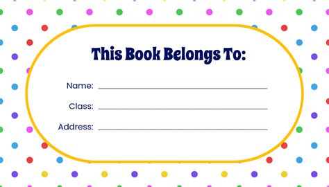 Free Editable Notebook Label Template To Edit Online